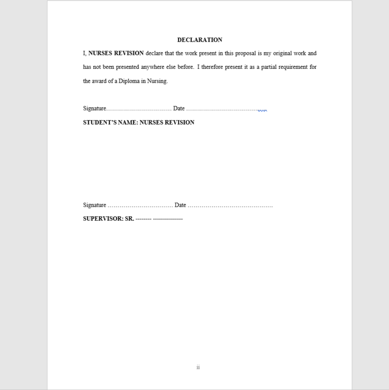 Writing a research proposal - Nurses Revision